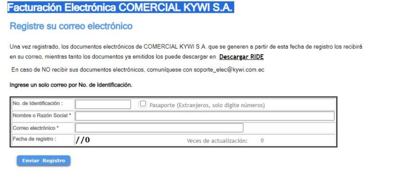 ️ Factura de Kywi - Facturas